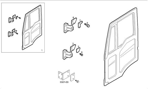 504034092 vrata za IVECO EuroCargo tector kamiona