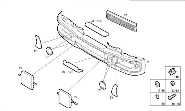 504049813 branik za IVECO EuroCargo tector kamiona