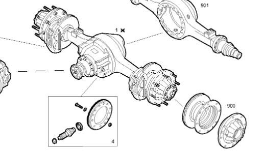 42536357 diferencijal za IVECO EuroCargo tector kamiona