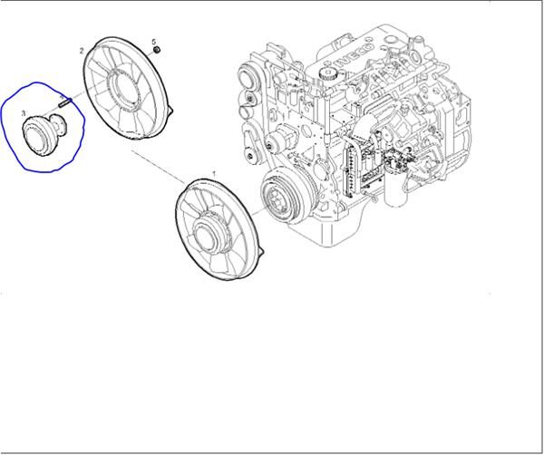 500395009 ventilator hladnjaka za IVECO CC100E21 TECTOR kamiona