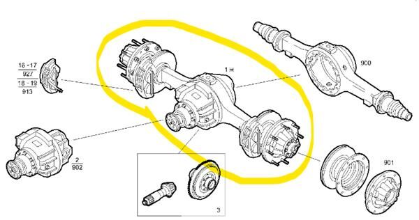 7189113 diferencijal za IVECO Stralis (AS) (07.2012->) kamiona