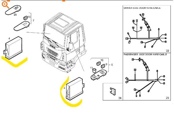 41221004 upravljačka jedinica za IVECO Stralis kamiona
