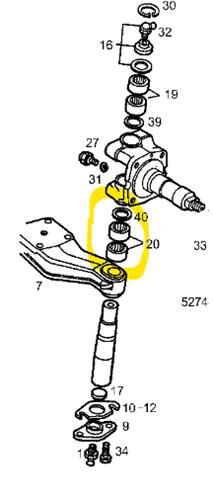69234 upravljački zglob za IVECO EuroCargo kamiona