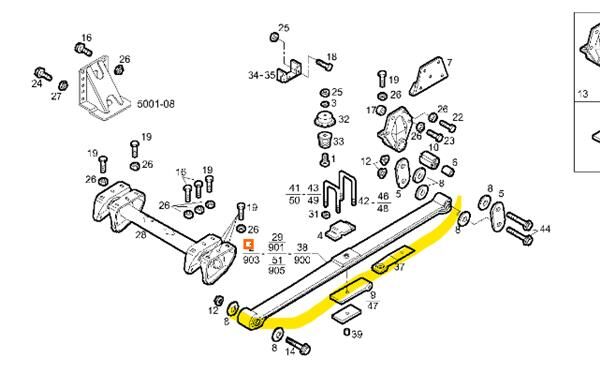 MLS67152000 gibanj za IVECO Stralis (AS) kamiona