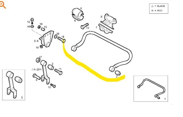 41027492 stabilizaciona letva za IVECO Stralis (AS) kamiona
