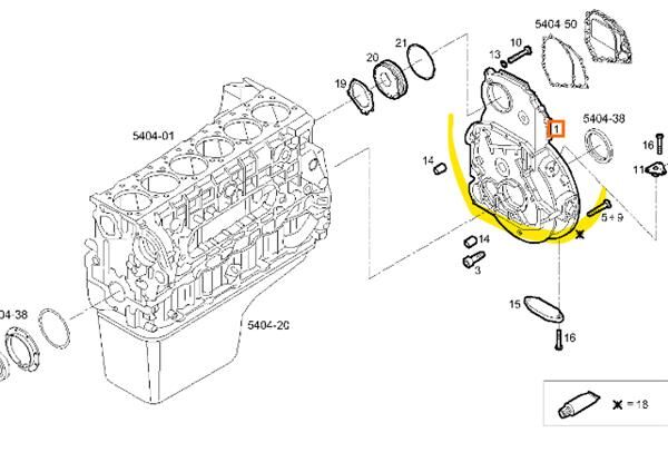 500310414 motor za IVECO Stralis kamiona