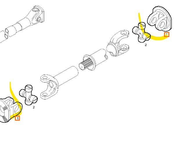 93190892 viljuška kvačila za IVECO Stralis kamiona