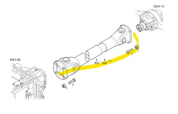 41210215 kardansko vratilo za IVECO Stralis kamiona