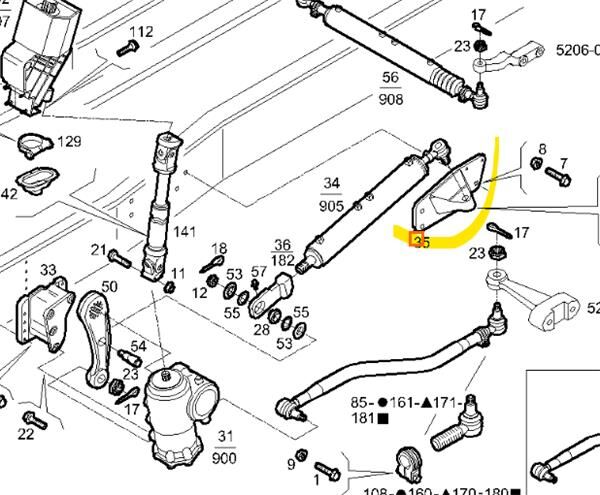 41219825 držač motora za IVECO Stralis kamiona