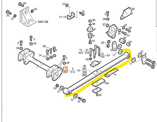 MLS67152000 gibanj za IVECO Stralis kamiona