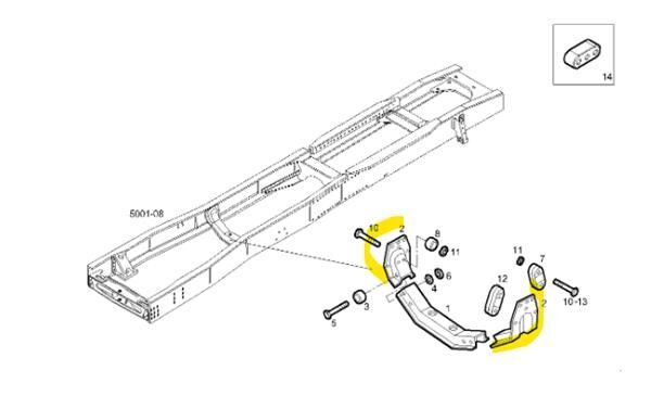 99486841 pričvršćivači za IVECO Stralis kamiona