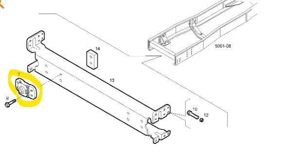 504027321 držač motora za IVECO Stralis kamiona