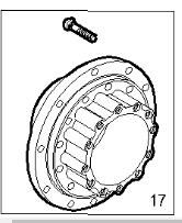 VKHC5952 glavčina za IVECO Stralis kamiona