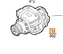 42544669 diferencijal za IVECO EuroCargo 05.03 -> kamiona