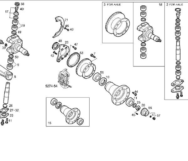 7173747 glavčina za IVECO EuroCargo (03.2008->) kamiona