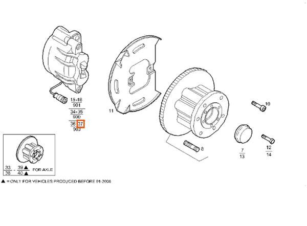 Glavčina za IVECO Daily II kamiona