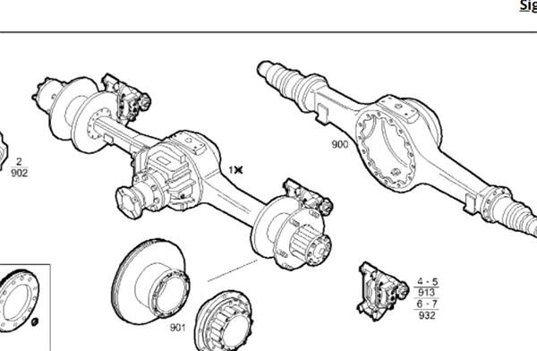 7186824 diferencijal za IVECO Stralis (AD/AT) kamiona
