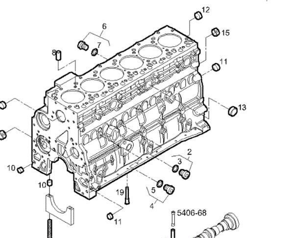 4897335 blok cilindara za IVECO EuroCargo tector kamiona
