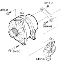 4892318 generator za IVECO EuroCargo tector kamiona
