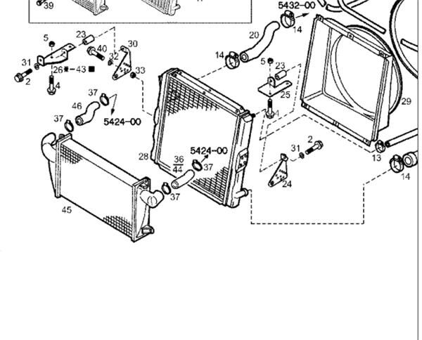 98425619 radijator za hlađenje motora za IVECO EuroCargo kamiona