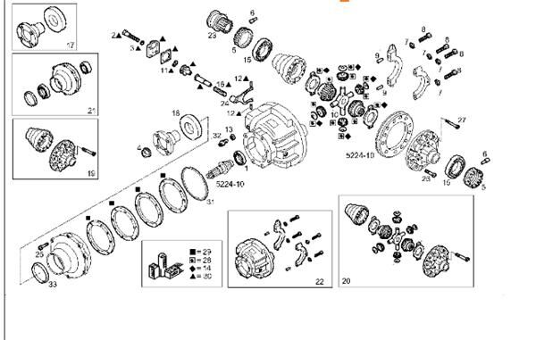 42534617 diferencijal za IVECO Stralis (AS) kamiona