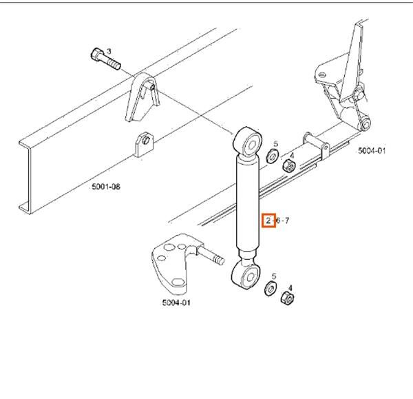 504148139 amortizer za IVECO EuroCargo (03.2008->) kamiona