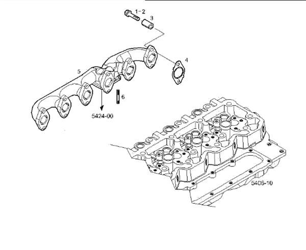 504090731 kolektor za IVECO EuroCargo (03.2008->) kamiona