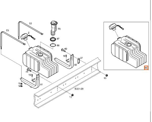 504107804 pričvršćivači za IVECO EuroCargo (03.2008->) kamiona
