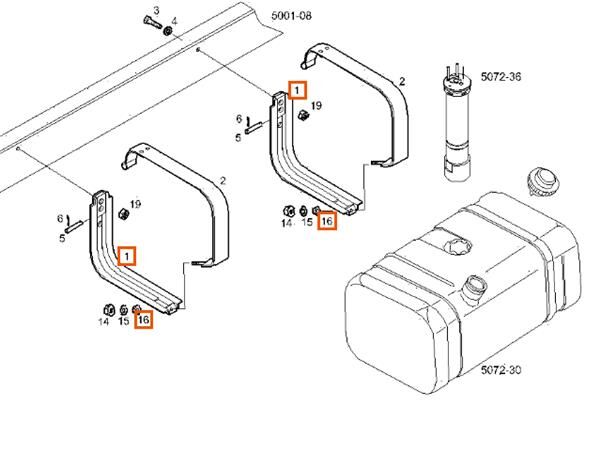 500319956 držač motora za IVECO Daily II kamiona