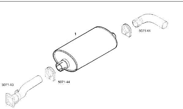 99461871 prigušivač za IVECO EuroCargo kamiona