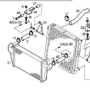 98425619 radijator za hlađenje motora za IVECO EuroCargo kamiona