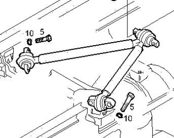 41218621 reaktivna šipka za IVECO Stralis kamiona