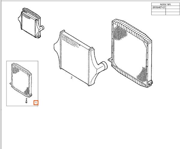 500326345 radijator za hlađenje motora za IVECO EuroTech (MP) kamiona