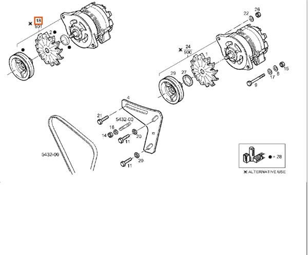 98417209 generator za IVECO EuroCargo kamiona