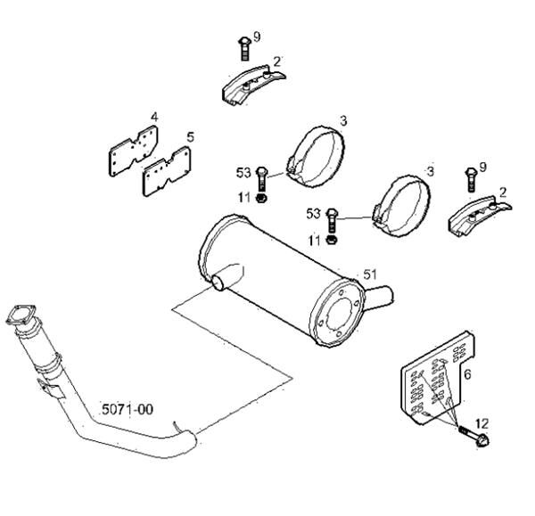 41213758 prigušivač za IVECO EuroStar (LD) kamiona