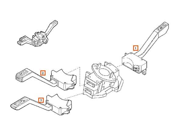 93191486 prekidač pod volanom za IVECO EuroTech (MP) kamiona