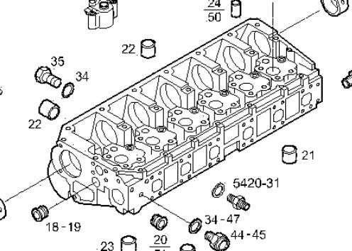 500380776 glava cilindra za IVECO EuroTech (MP) kamiona