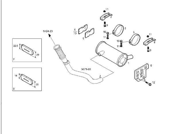 41210965 prigušivač za IVECO EuroTech (MP) kamiona