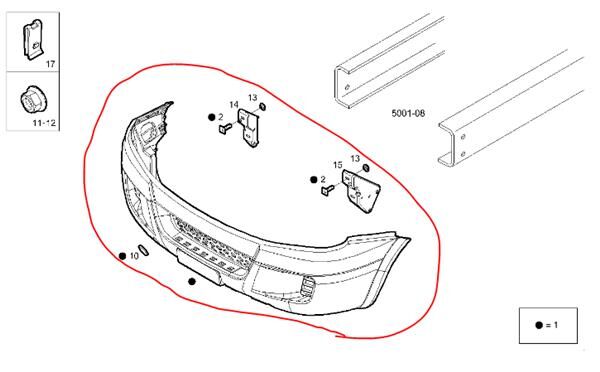 25131697 branik za IVECO DAILY kamiona
