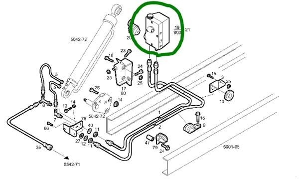 39814 pumpa za dizanje kabine za IVECO EuroCargo tector kamiona