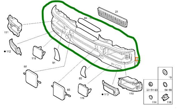 504063826 branik za IVECO EuroCargo tector kamiona