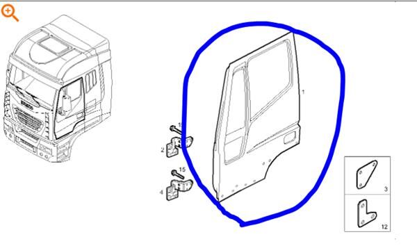 504232504 vrata za IVECO Stralis kamiona