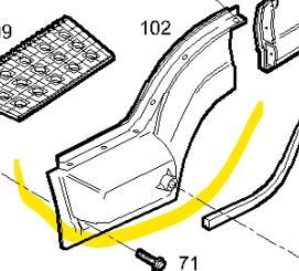 D0500259 branik za IVECO Stralis kamiona
