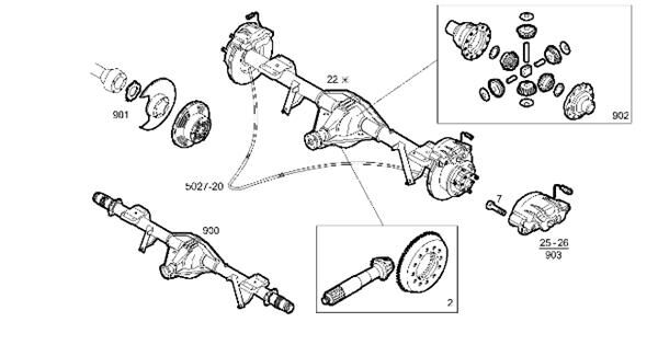 7183973 diferencijal za IVECO Daily Furgón kamiona
