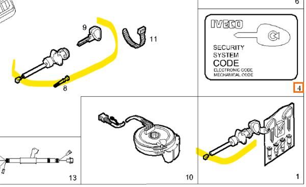 2991688 brava za paljenje za IVECO Stralis kamiona