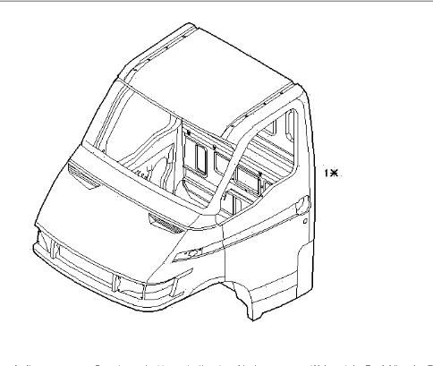 504091835 kabina za IVECO Daily II kamiona