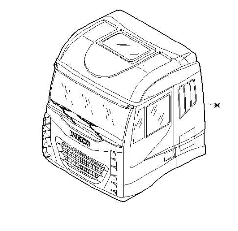 504058418 kabina za IVECO Stralis kamiona