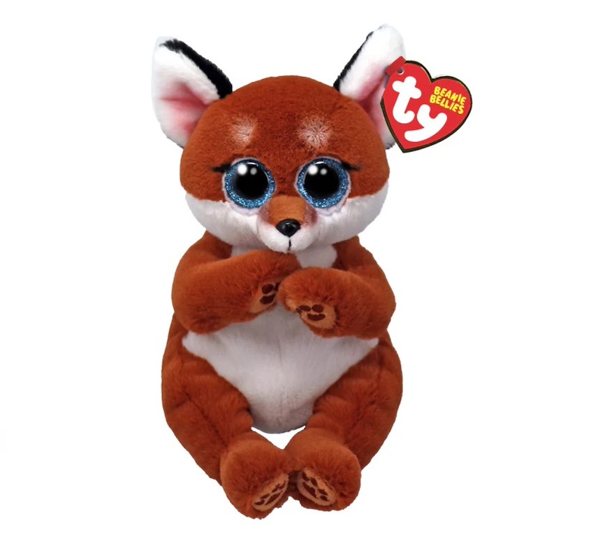 Plisana igracka TY Beanie Baby Bellies - WITT the Fox
