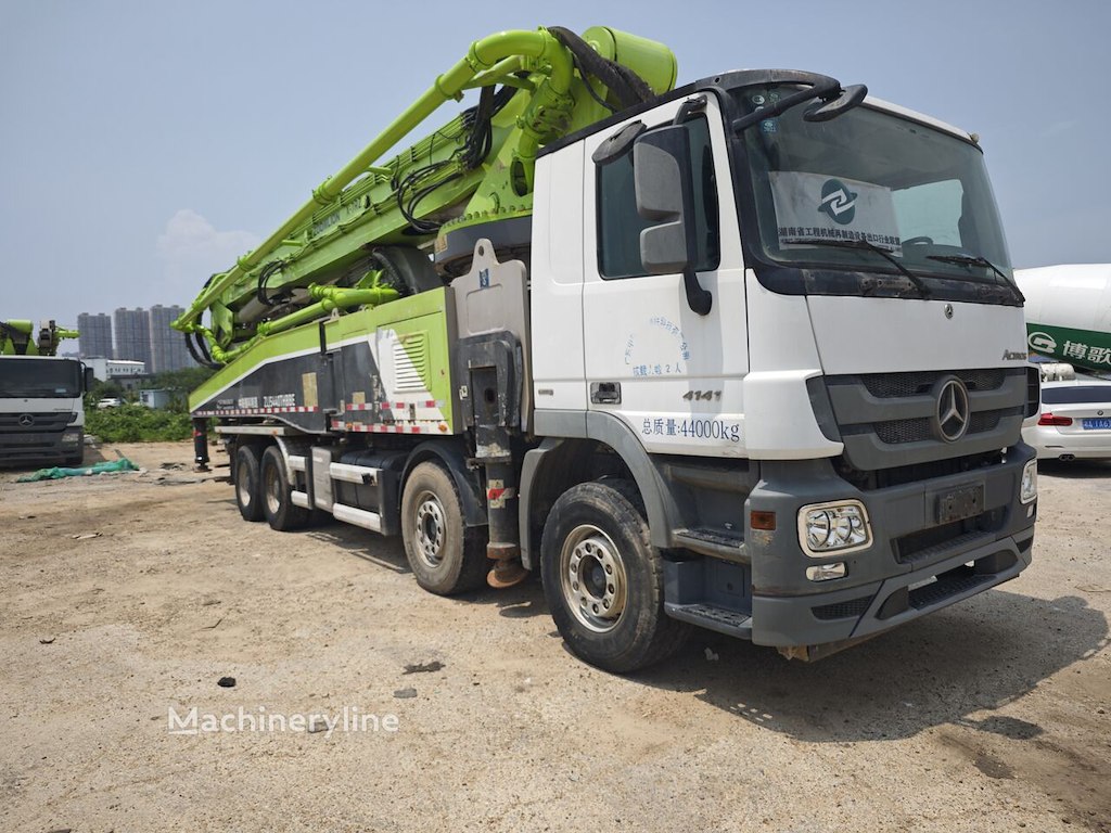 Zoomlion pump 2019 used 63m na šasiji Mercedes-Benz Actros 4141 pumpa za beton