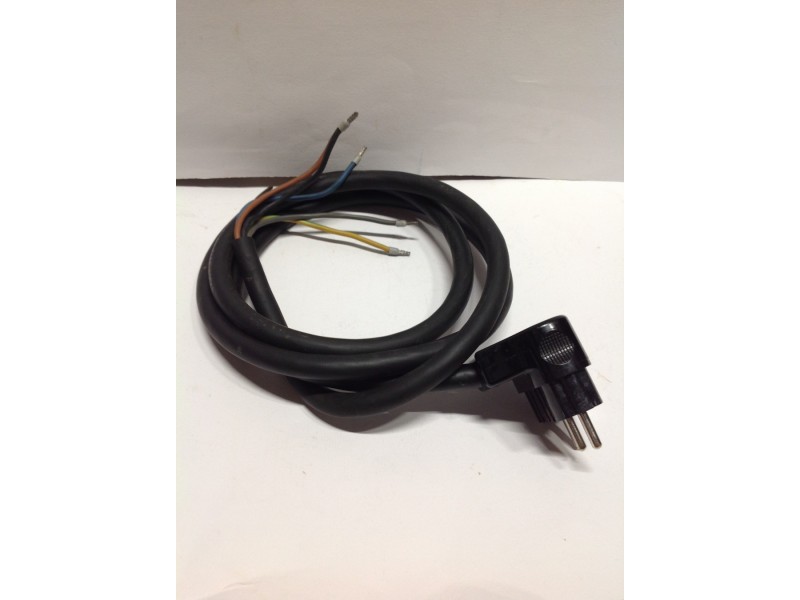 Trofazni priključni kabel sa viljuškom. 2m, 5x2,52,5mm2
